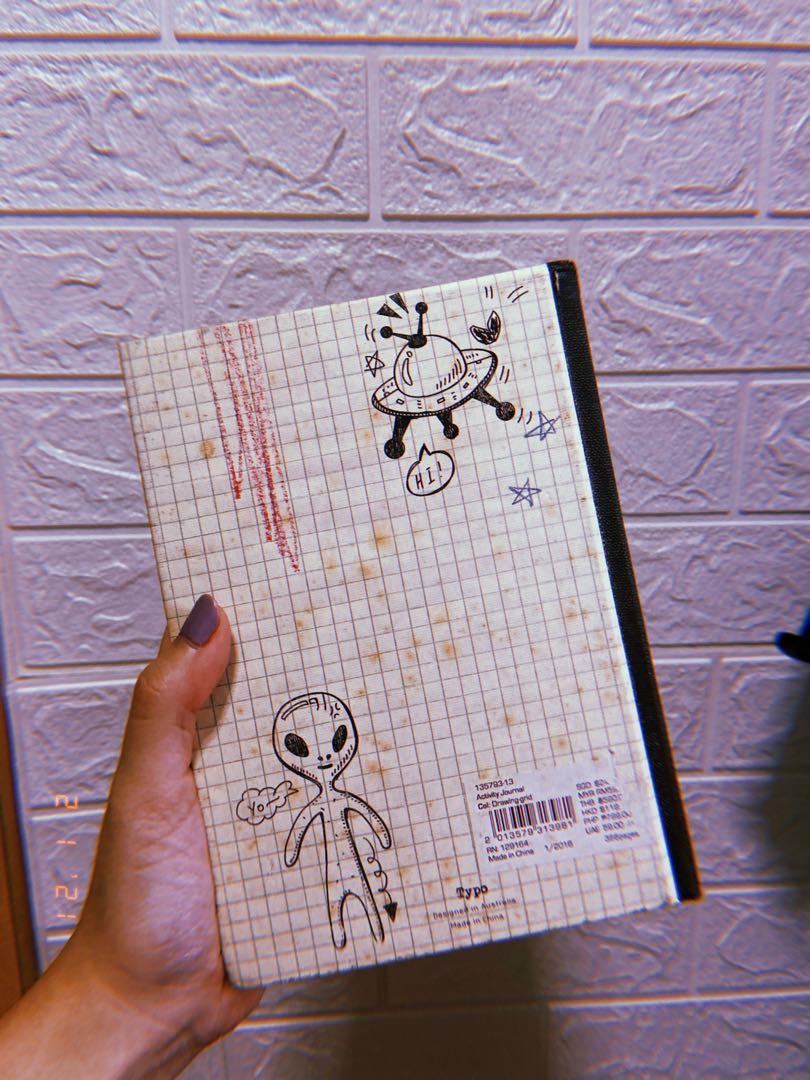 typo drawing journal, Hobbies & Toys, Stationery & Craft, Stationery ...