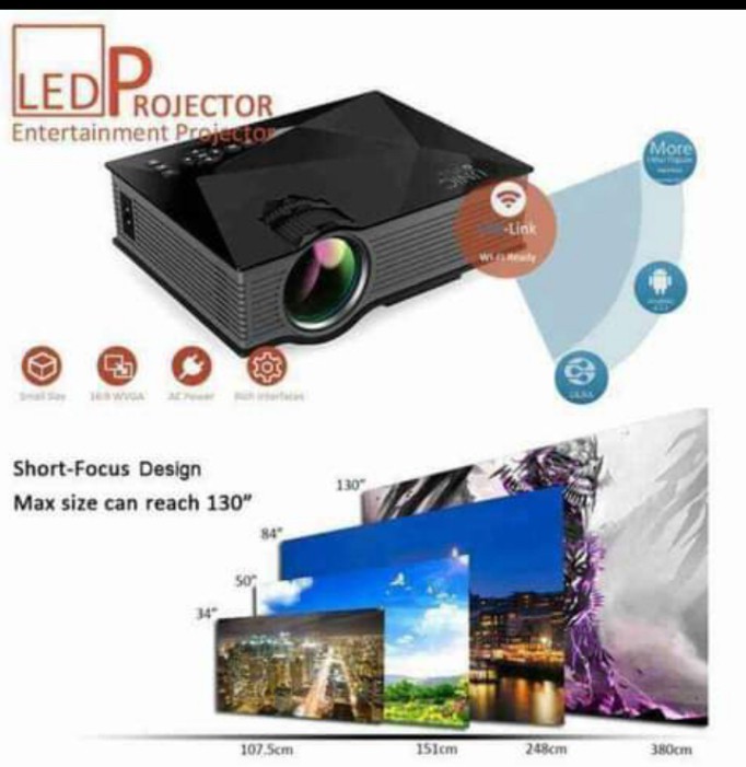 UNIC WIFI READY PROJECTOR, TV & Home Appliances, TV & Entertainment ...