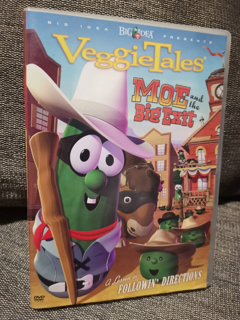 Veggie Tales - MOE and the Big Exit, Hobbies & Toys, Music & Media, CDs ...