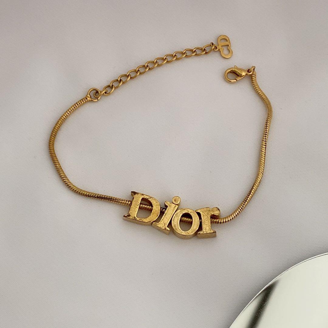 Vintage Dior Letters Bracelet, Luxury, Accessories on Carousell