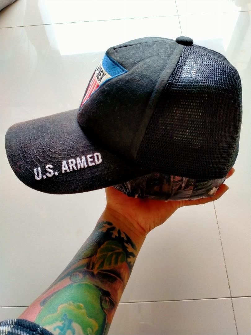 VintageTrucker hats 80s Brand: AVIREX U.S. ARMED Est.1975, Fesyen Pria ...