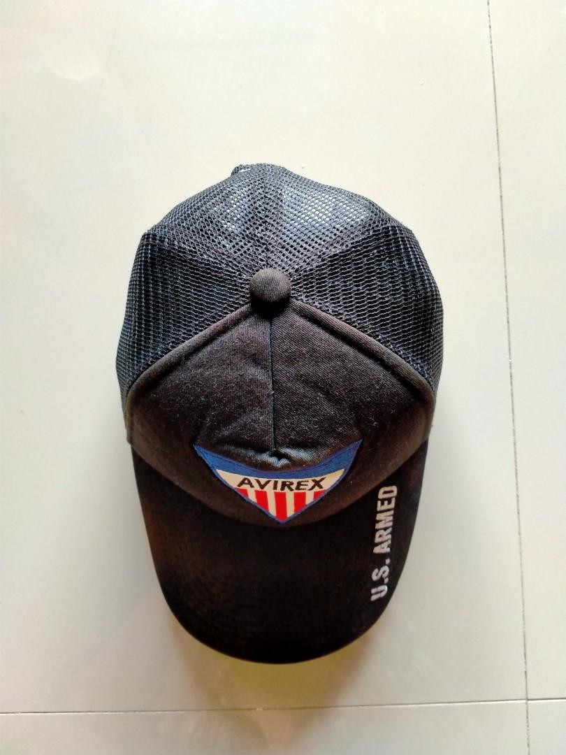 VintageTrucker hats 80s Brand: AVIREX U.S. ARMED Est.1975, Fesyen Pria ...