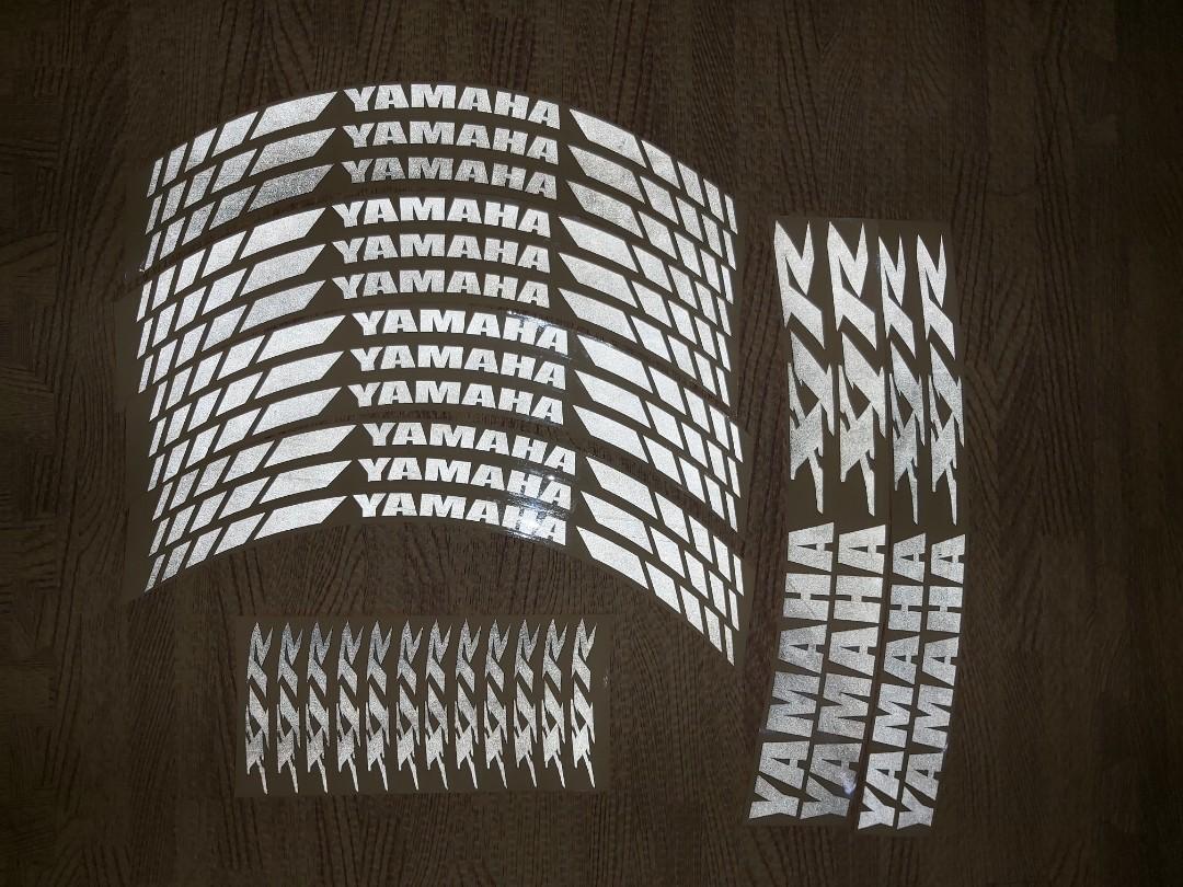 Yamaha X1r 135 Rim Decal, Motorcycles, Motorcycle Accessories on Carousell