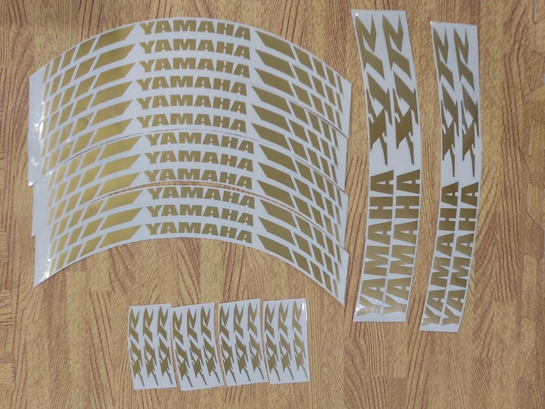 Yamaha X1r 135 Rim Decal, Motorcycles, Motorcycle Accessories on Carousell