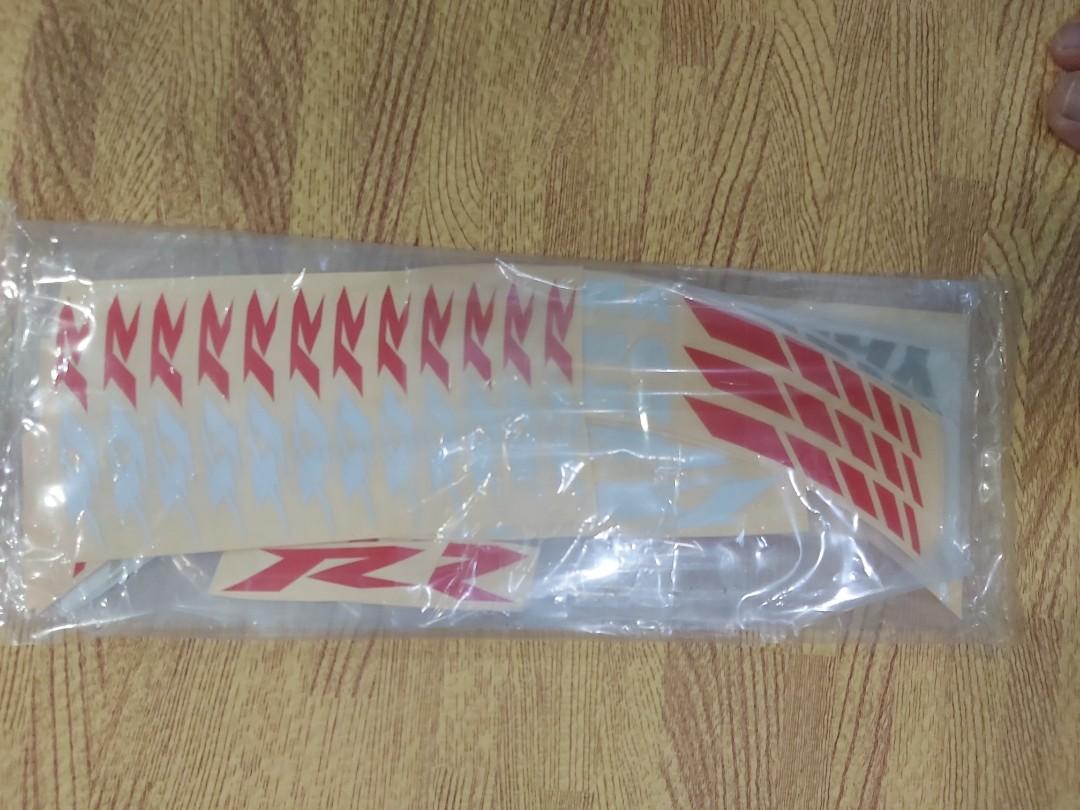 Yamaha X1r 135 Rim Decal, Motorcycles, Motorcycle Accessories on Carousell