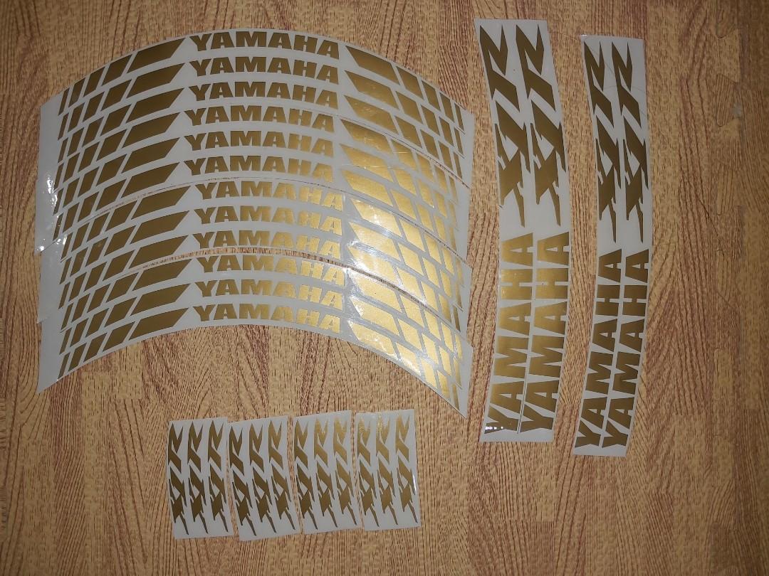 Yamaha X1r 135 Rim Decal, Motorcycles, Motorcycle Accessories on Carousell