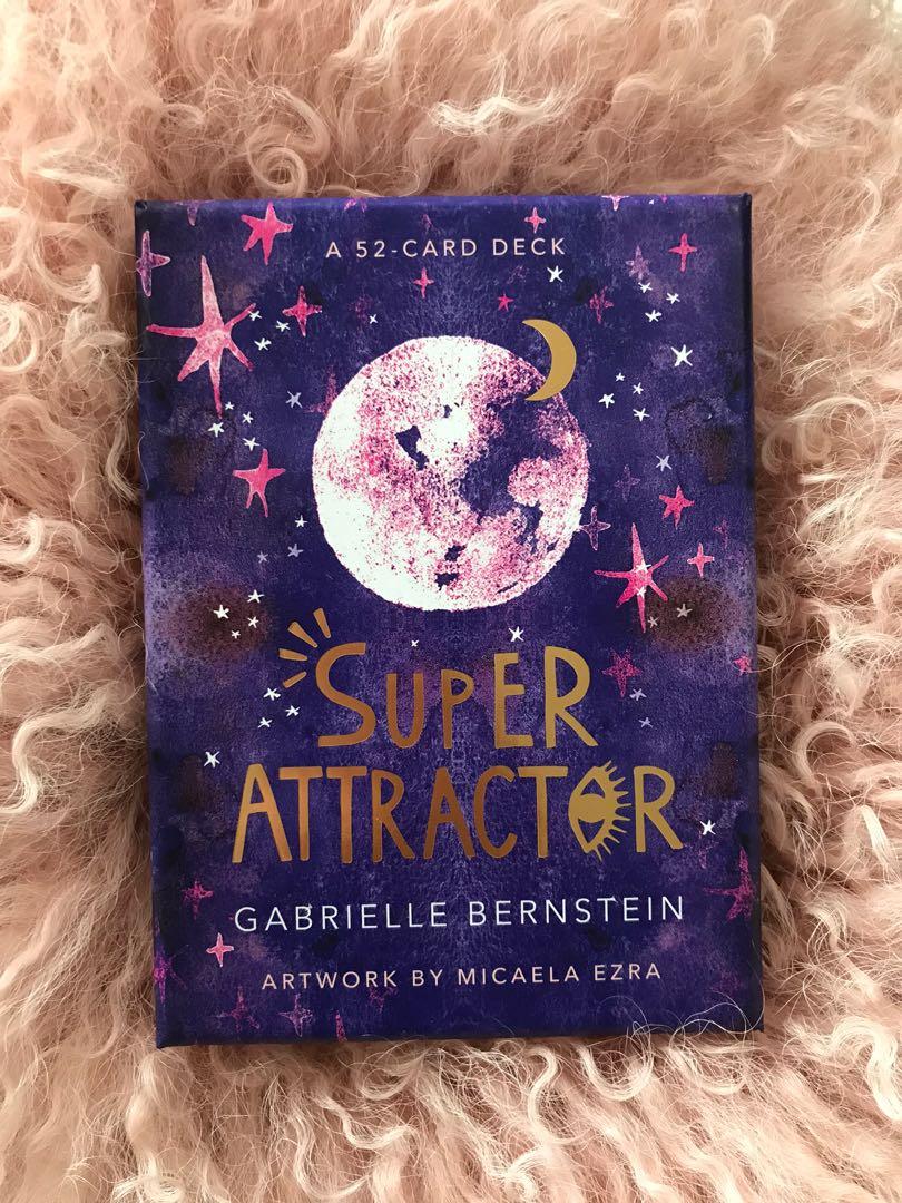52-Card Deck SUPER ATTRACTOR by Gabriel Bernstein Tarot Yoga Meditation ...