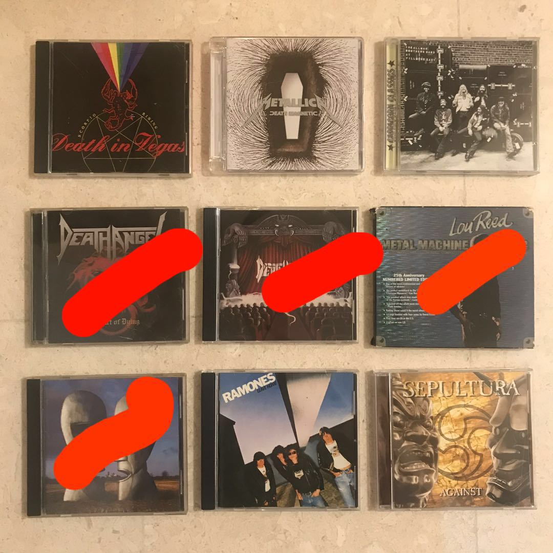 #59 *price varies* ORIGINAL CDs - DEATH IN VEGAS, METALLICA, ALLMAN ...