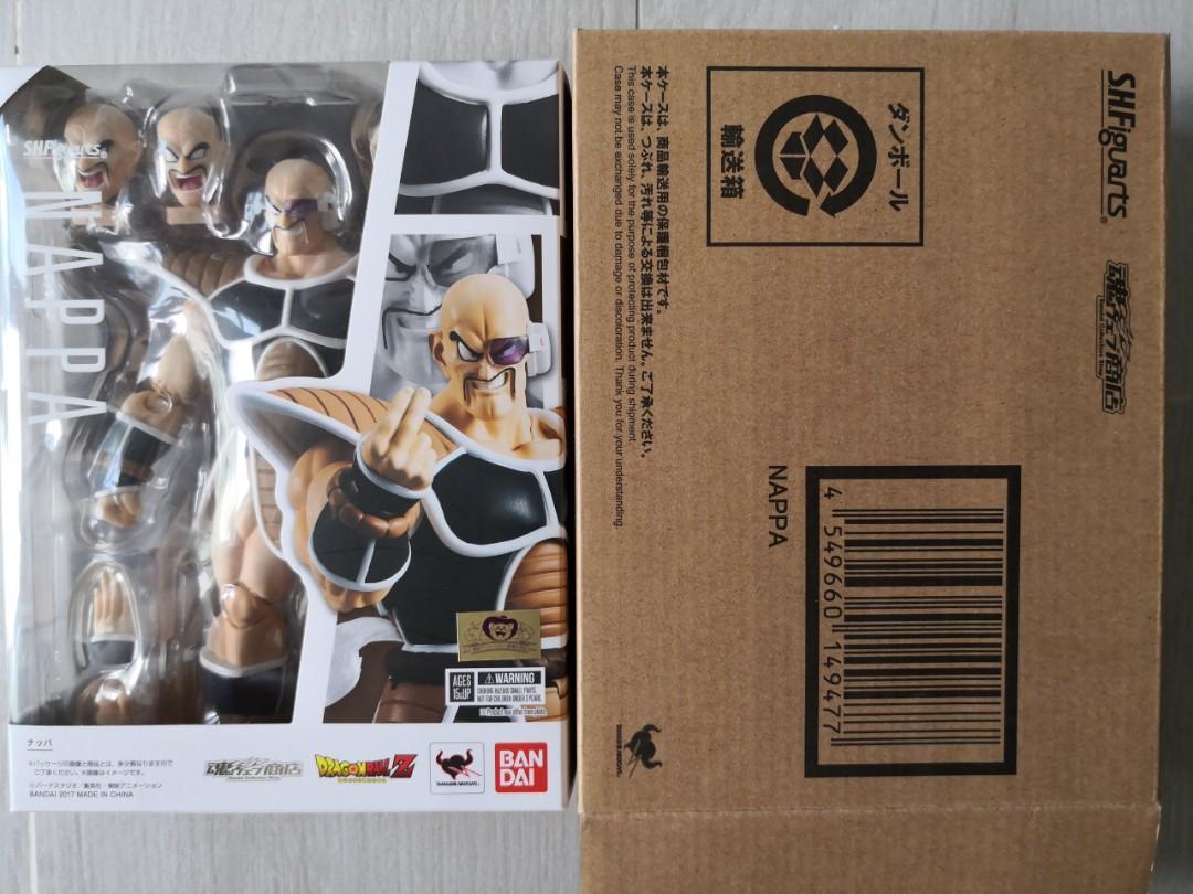 放售： S.H.Figuarts SHF 龍珠 日版 已開盒 立巴 Nappa, 興趣及遊戲, 玩具 & 遊戲類 - Carousell