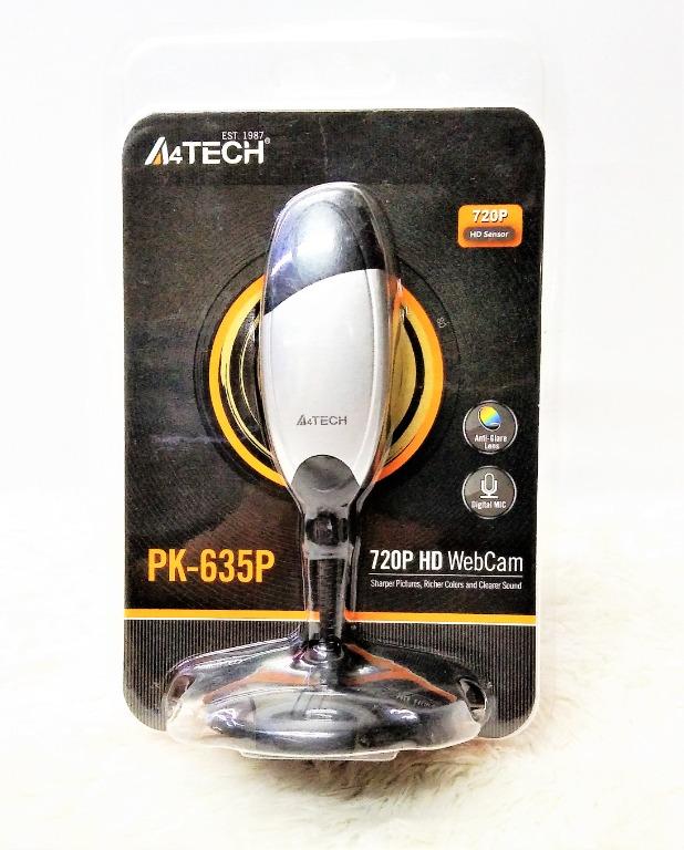 A4TECH PK-635P HD 720p Flexible WebCam, Furniture & Home Living, Security & Locks, Security ...