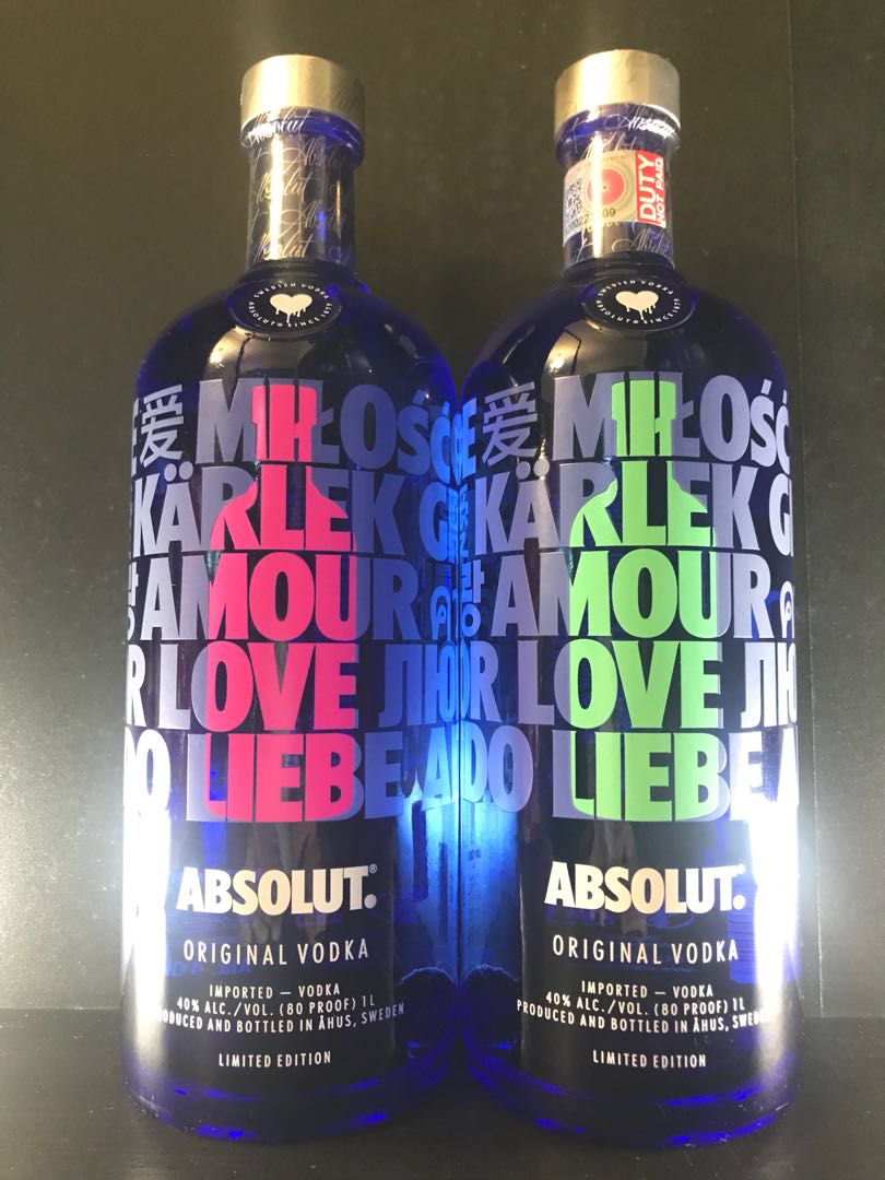 Absolut Vodka Limited Edition 1L, Food & Drinks, Alcoholic Beverages on ...