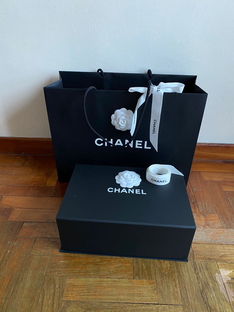 Authentic Chanel Paper Bag and box, Luxury, Bags & Wallets on Carousell