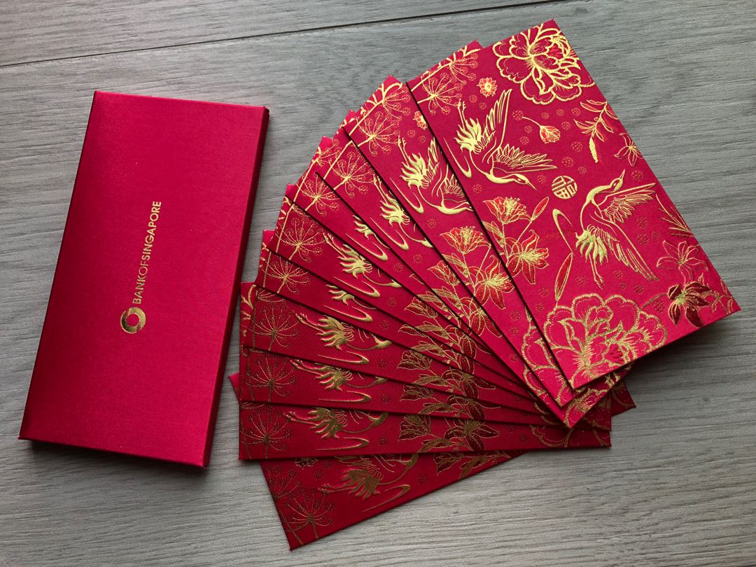 Bank of Singapore Red Packet 2021, Health & Nutrition, Face Masks ...