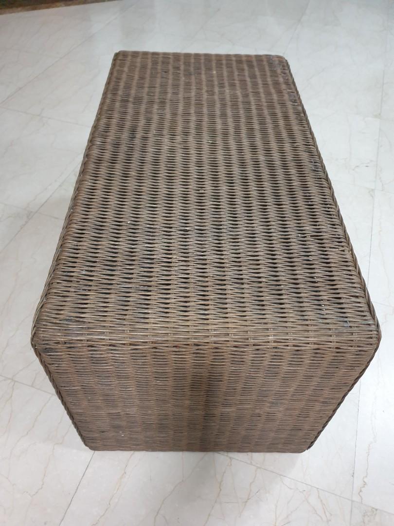 Barang Barang rattan coffee table, Furniture & Home Living, Furniture ...