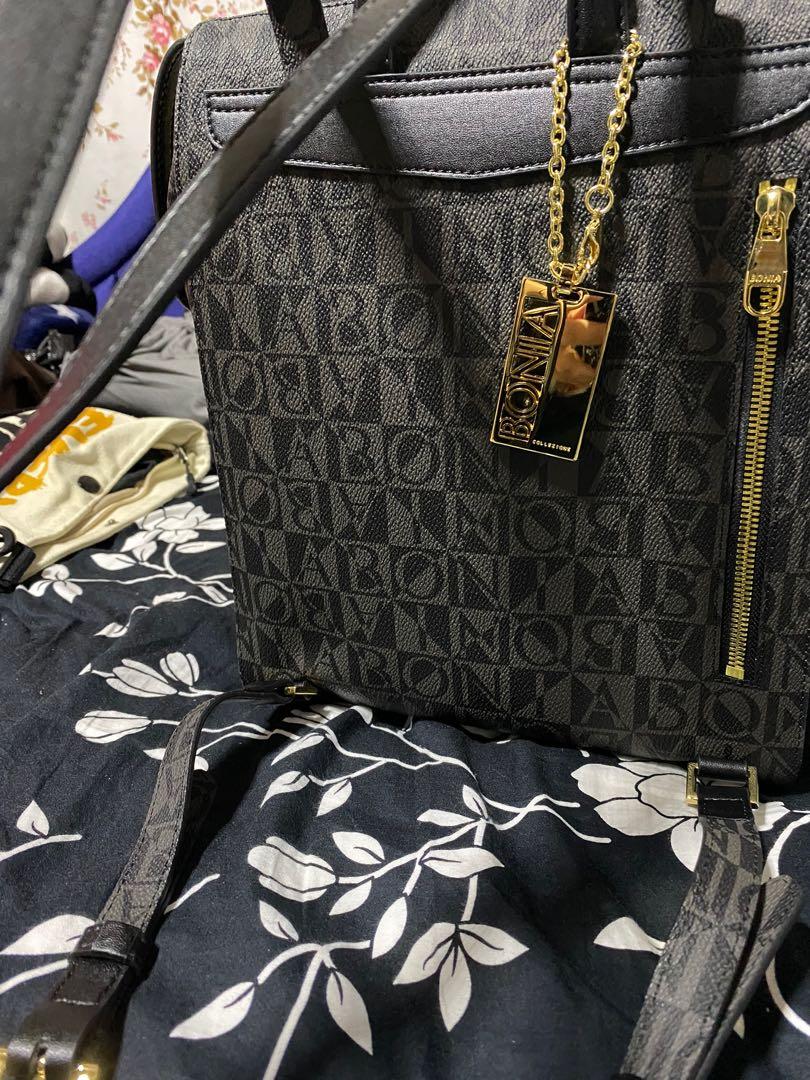 Bonia Monogram Backpack, Luxury, Bags & Wallets on Carousell