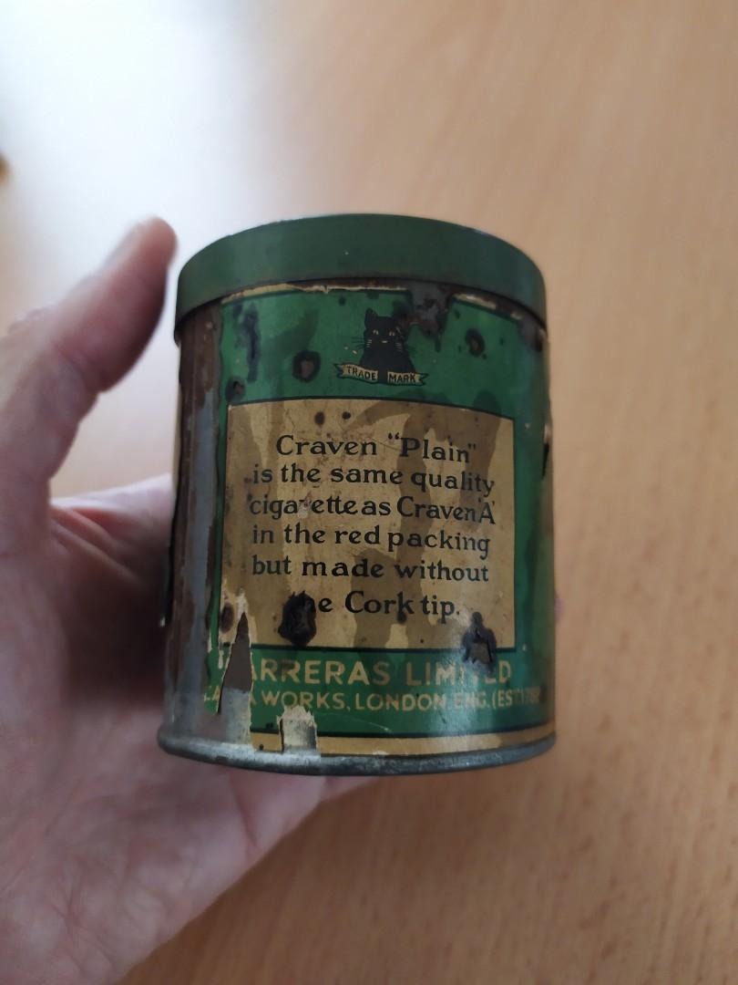 Vintage Craven Plain Cigarette Tin, Hobbies & Toys, Collectibles ...