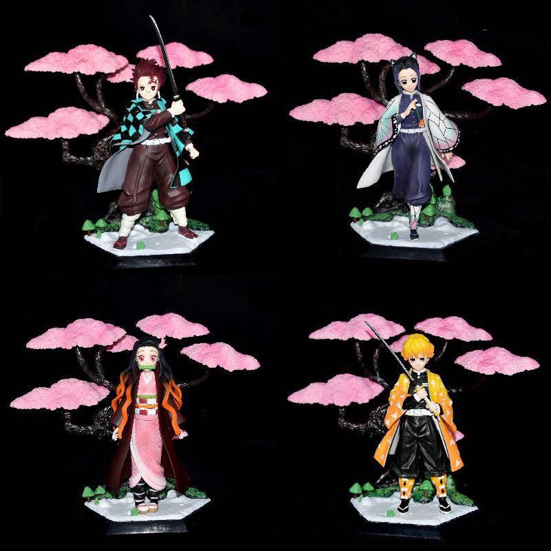 Demon Slayer Action Figures , Tanjiro , Shinobu , Zenitsu , Nezuko ...