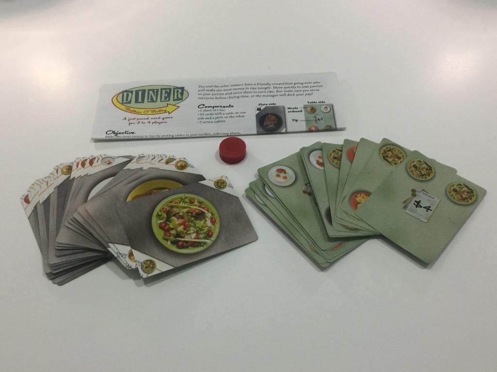 Diner Card Game, Hobbies & Toys, Toys & Games on Carousell