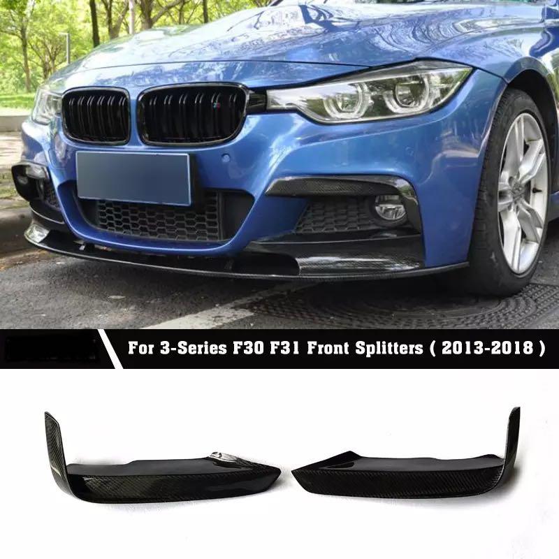 FS: BN BMW Real Carbon Fiber M-Sports Body Kit Front Bumper Splitter f ...