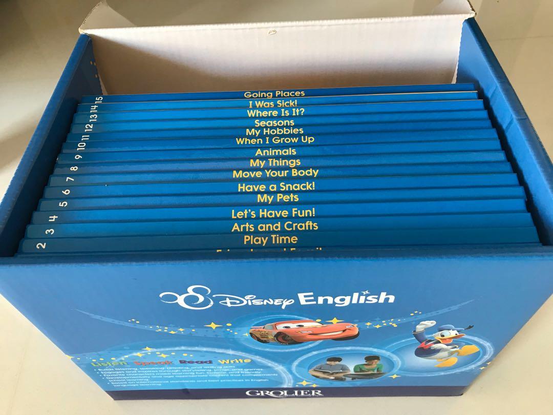 Grolier Disney English (complete set), Hobbies & Toys, Books ...