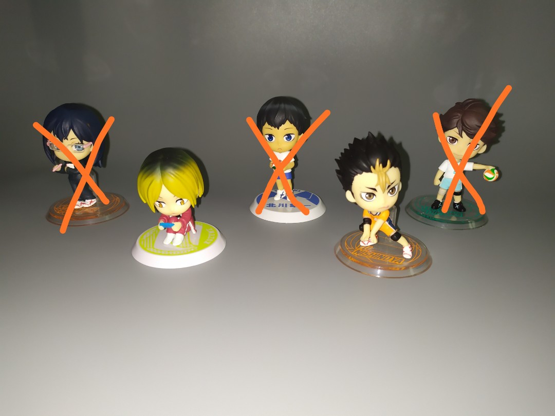 Haikyuu! Haikyu! Anime Chibi Figures Kageyama Kenma Nishinoya, Hobbies ...