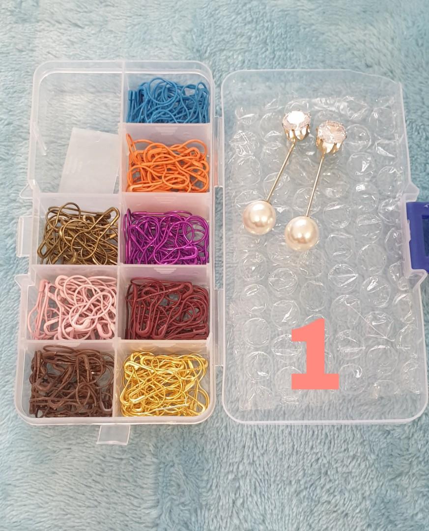 Hijab pin in a box, Women's Fashion, Muslimah Fashion, Hijabs on Carousell