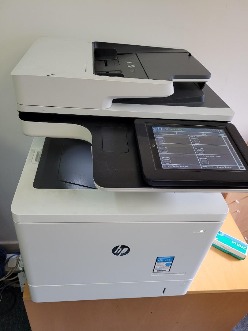 HP Colour Laserjet M577 printer, 電腦＆科技, 打印機及影印機 - Carousell