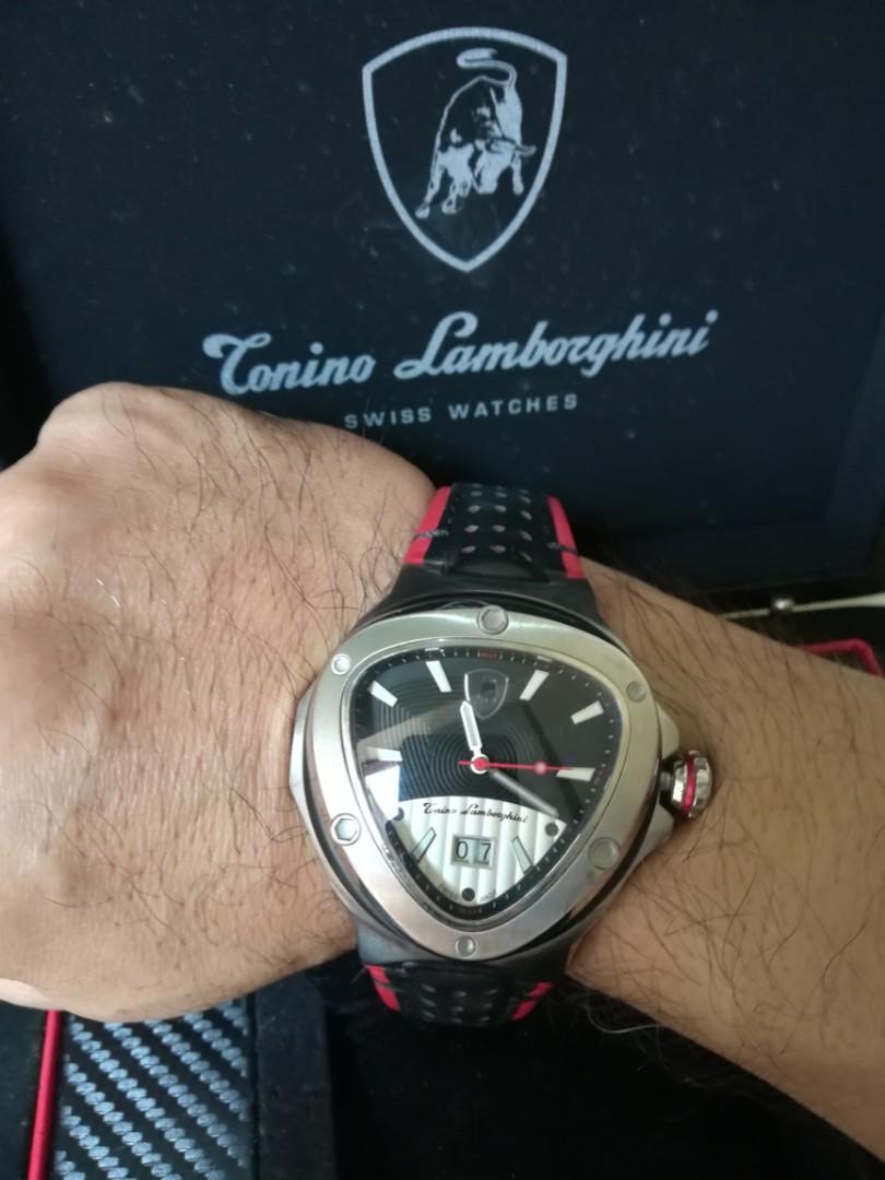 Jam Lamborghini Spyder Quartz Swiss authentic not Harley Ducati Rolex ...