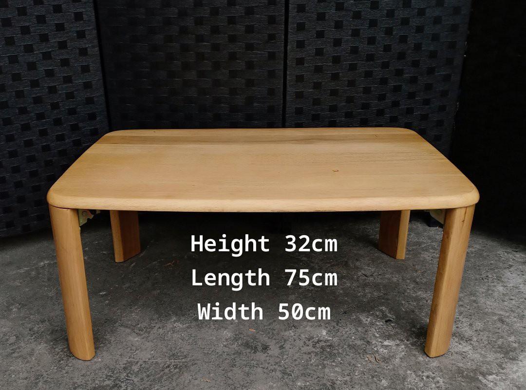 Japanese Folding Center Table, Furniture & Home Living, Furniture ...