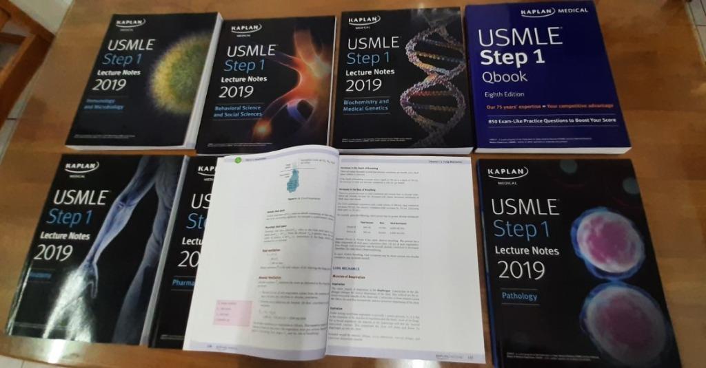 ORIGINAL KAPLAN USMLE STEP 1 2019 (7 books plus Qbank book), Hobbies ...