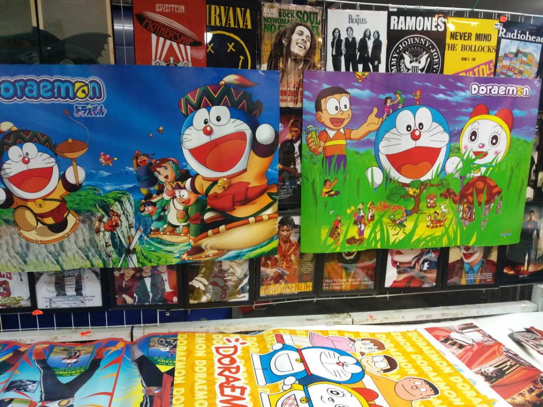 KOLEKSI POSTER DORAEMON, Furniture & Home Living, Home Decor, Wall ...