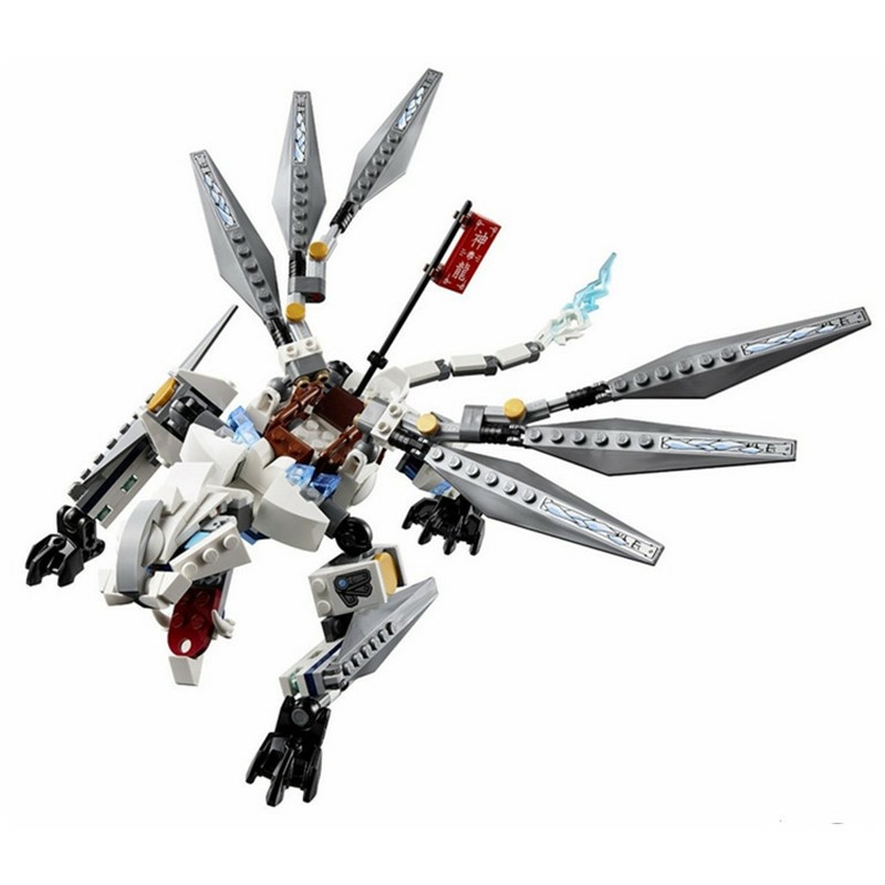 LEGO NINJAGO 70748 (Titanium Dragon), Toys & Games, Bricks & Figurines ...