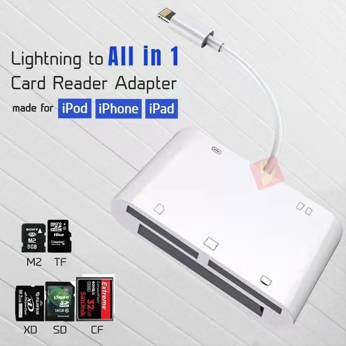 Lightning to All in 1 Card Reader Adapter, Computers & Tech, Parts ...