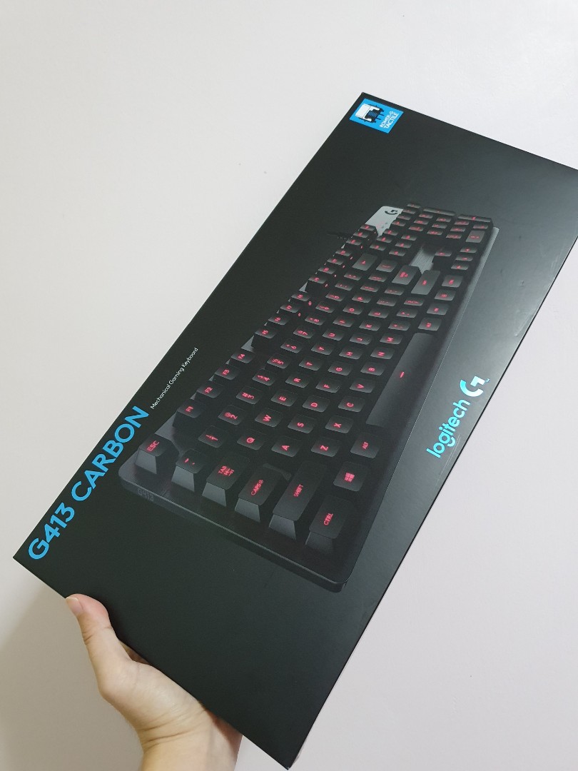 Logistics G413 Carbon Mechanical Keyboard, Computers & Tech, Parts ...