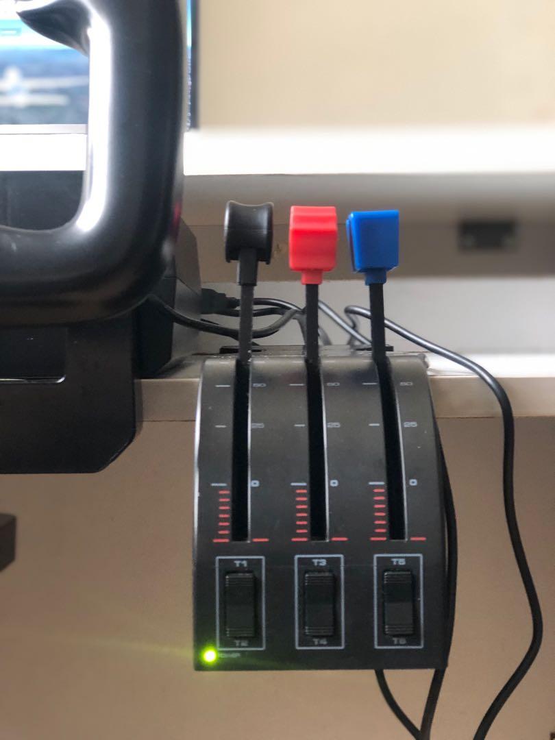 Logitech Saitek Flight Simulator Full Setup, Video Gaming, Gaming ...