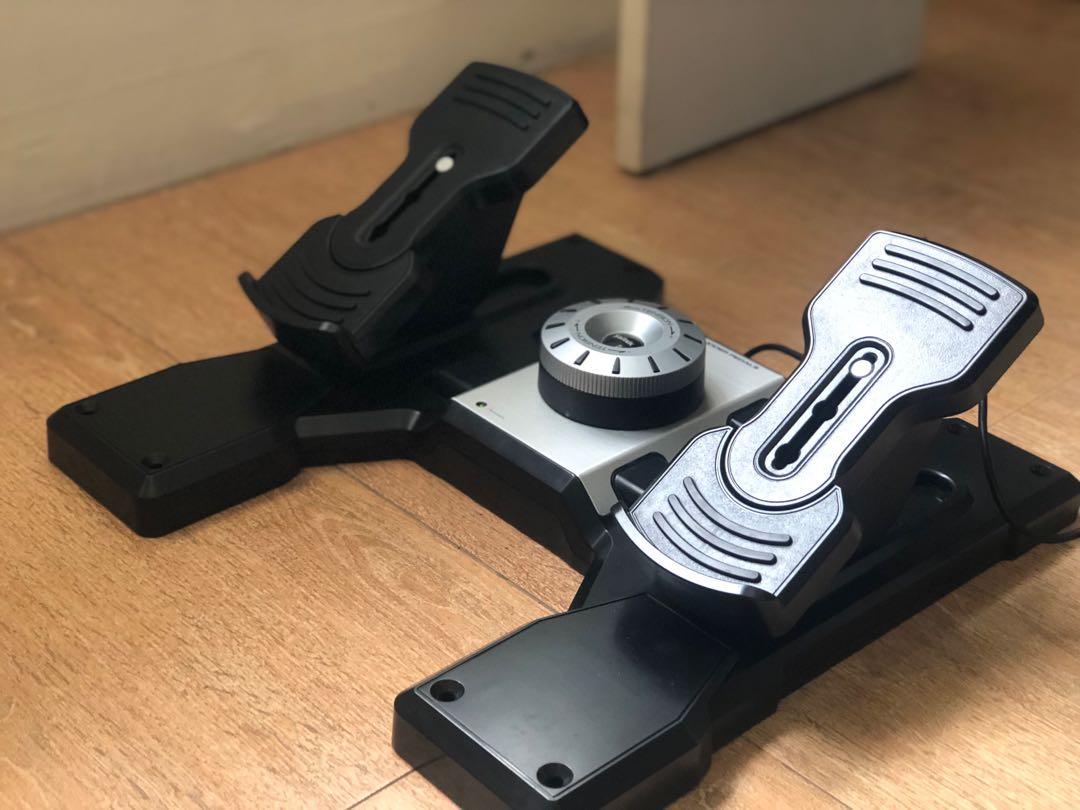 Logitech Saitek Flight Simulator Full Setup, Video Gaming, Gaming ...