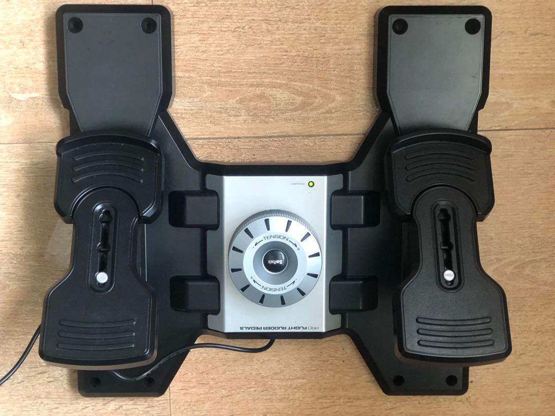 Logitech Saitek Flight Simulator Full Setup, Video Gaming, Gaming ...