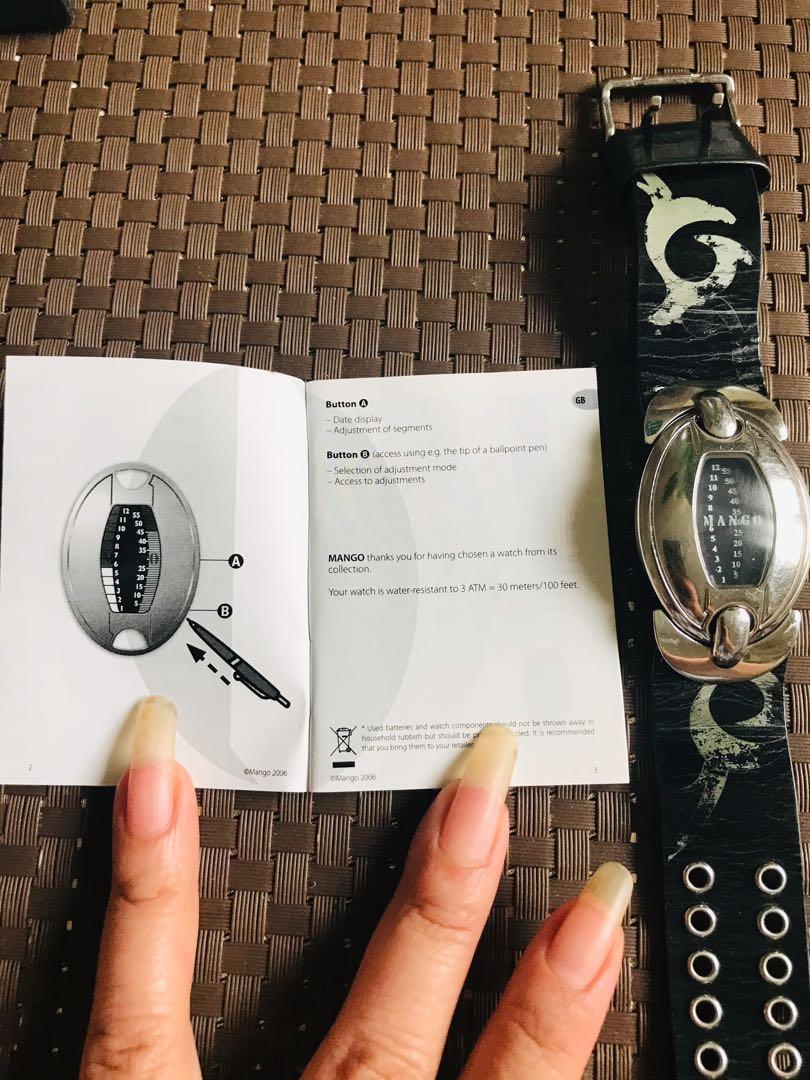 Mango Digital Watch, Women's Fashion, Watches & Accessories, Watches on ...