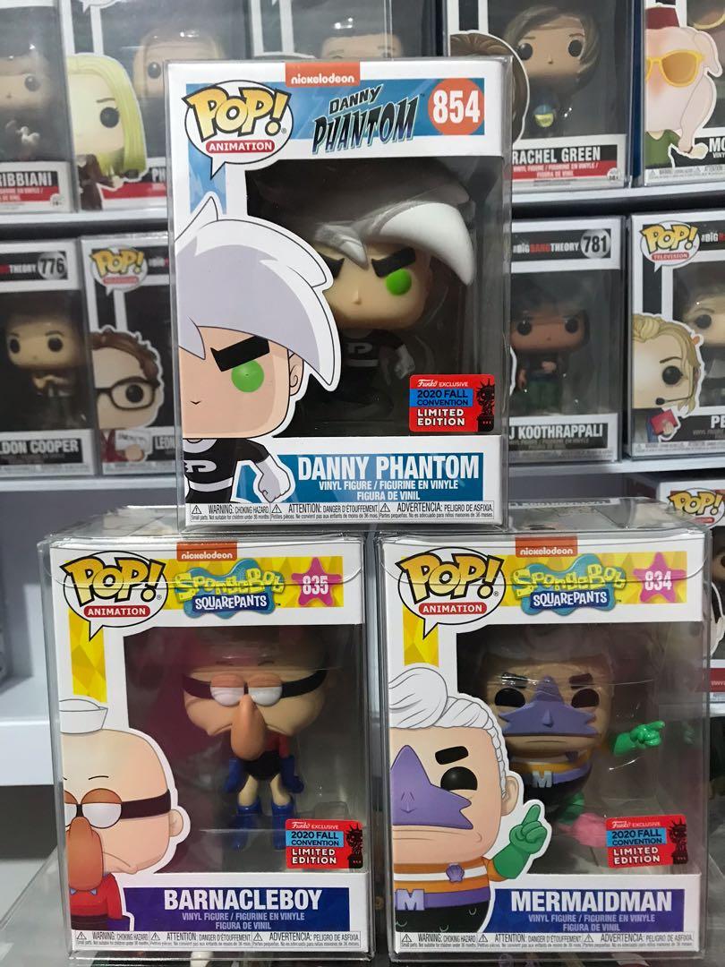 Mermaid Man, Barnacle Boy, Danny Phantom Funko Pop, Hobbies & Toys ...