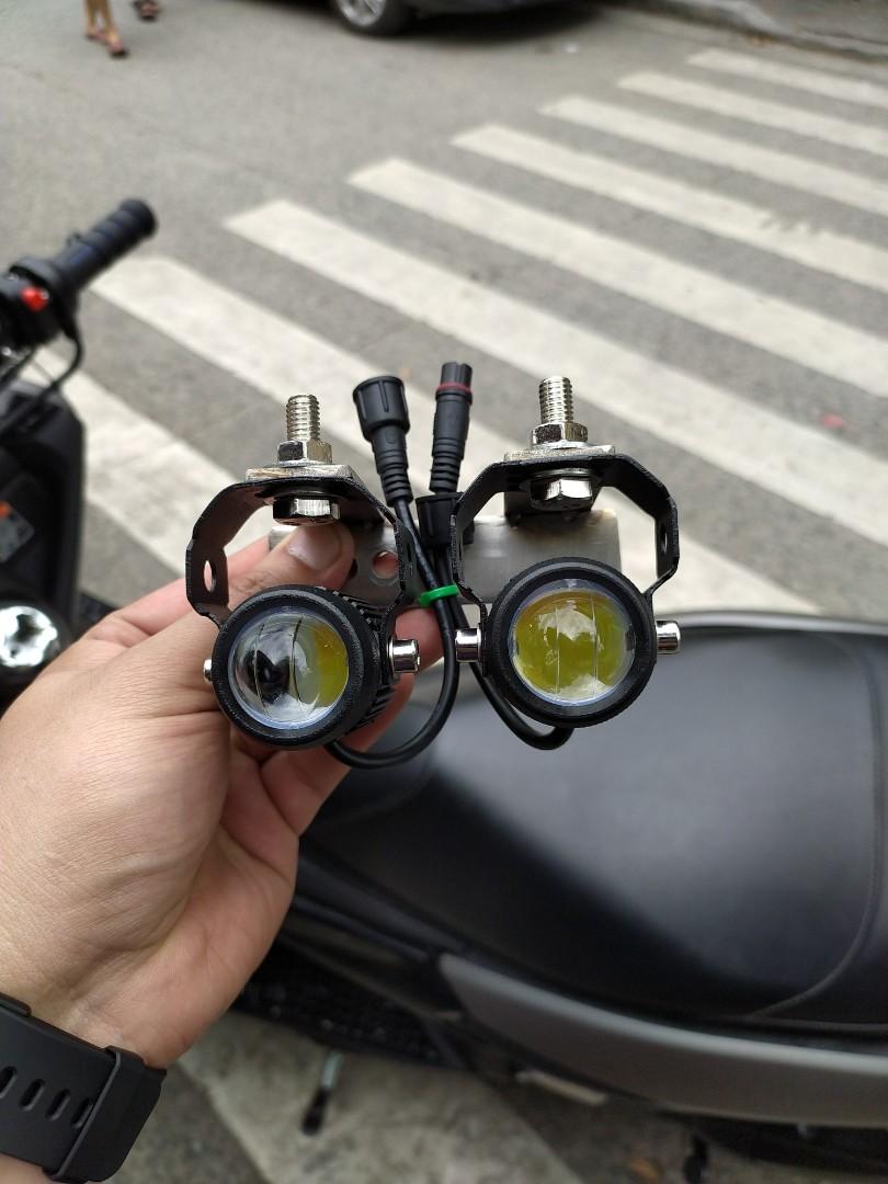 Mini Driving Light Stainless Bracket for NMAX, AEROX & XMAX, Motorbikes ...