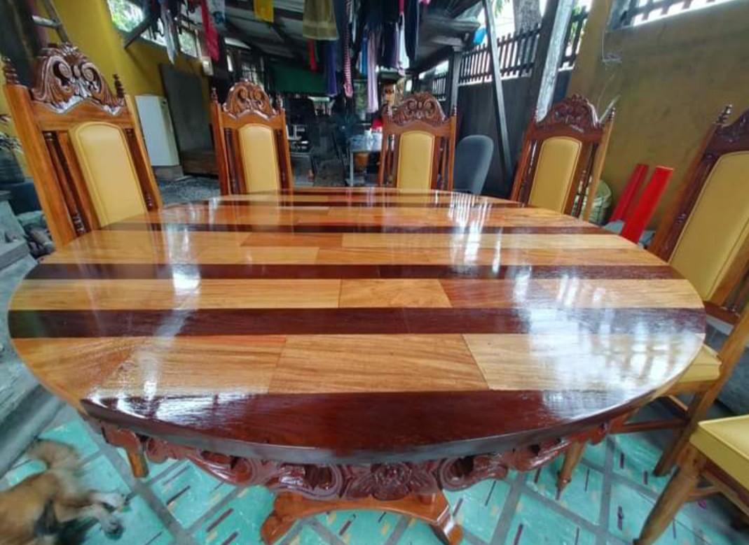 NARRA ROUND TABLE ANTIQUE, Furniture & Home Living, Furniture, Tables ...