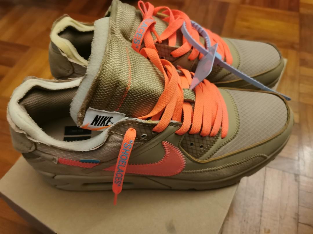 Nike x Off White AM90, Men's Fashion, Footwear, Sneakers on Carousell