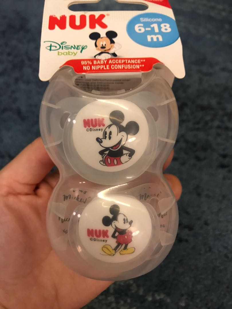 [NEW] NUK Disney Design Pacifier, Babies & Kids, Nursing & Feeding ...