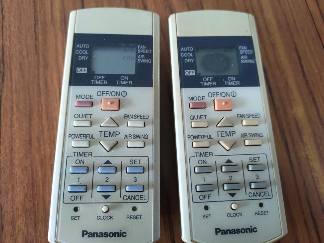 Panasonic Aircon Remote Control, TV & Home Appliances, Air Conditioners ...