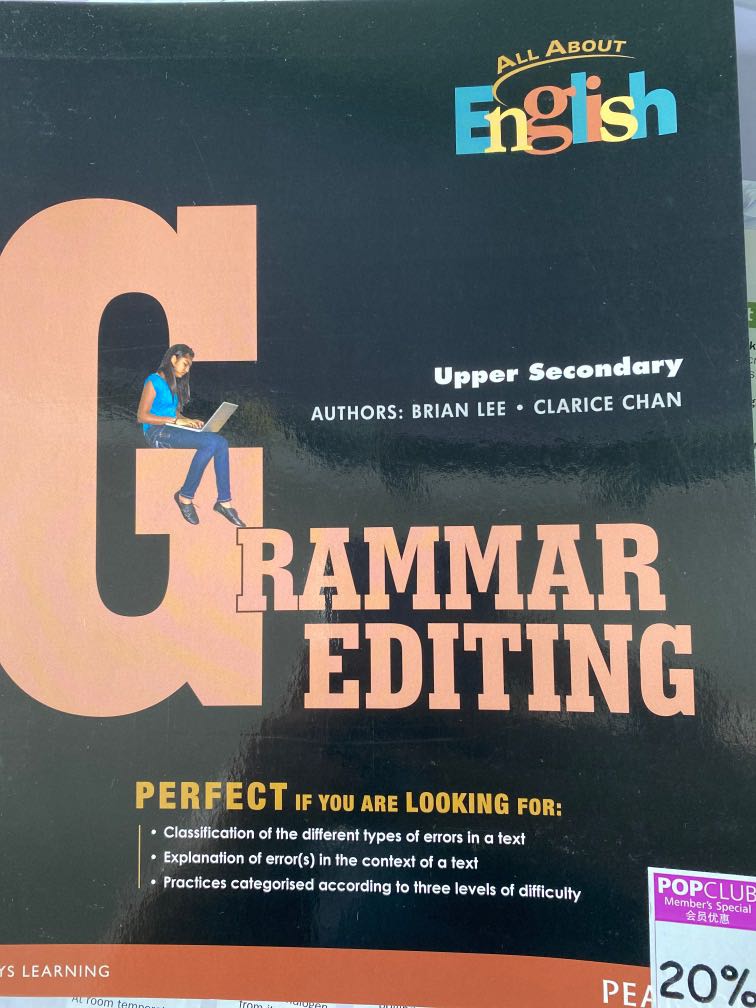 Pearson Grammar & Editing Assessment book, Hobbies & Toys, Books ...