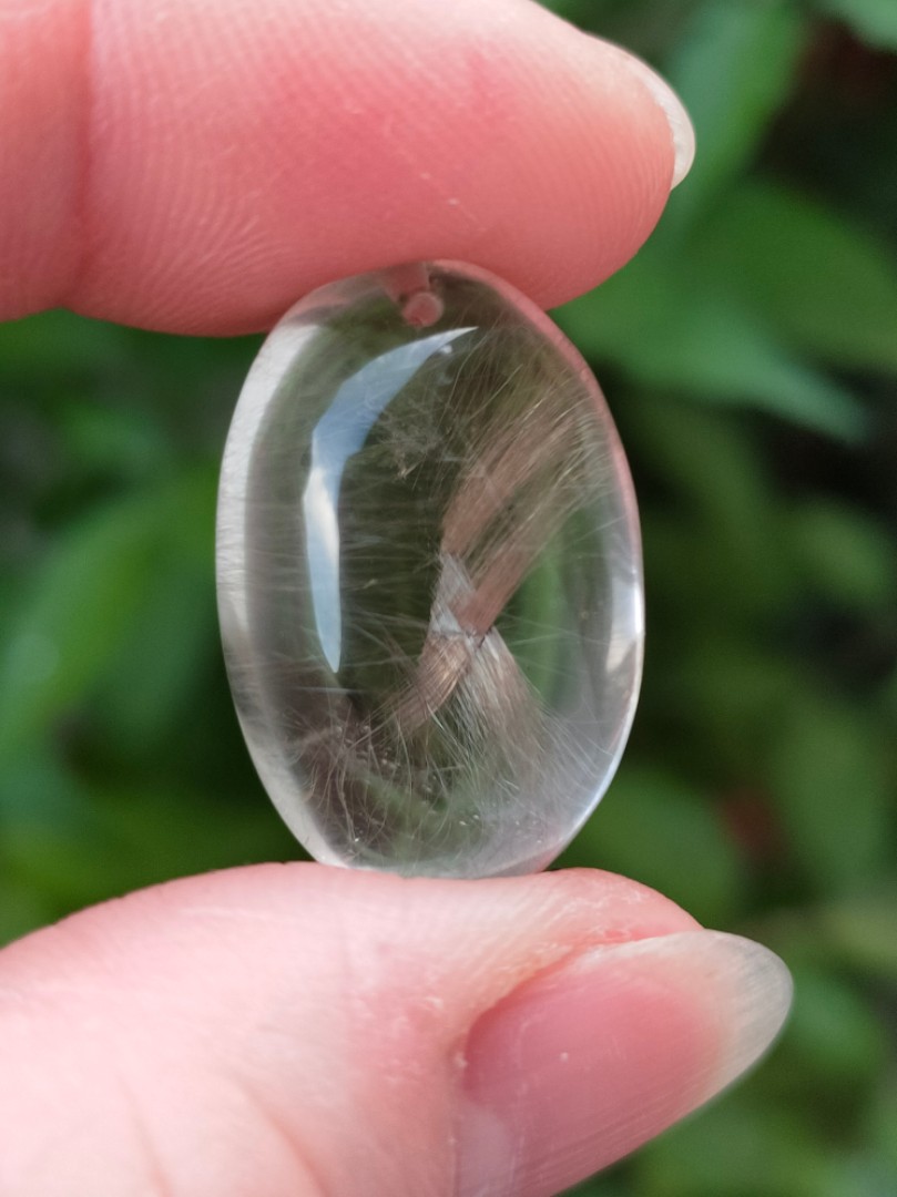 ⭐Pendant (Silver Rutilated Quartz*银发晶), Women's Fashion, Jewelry ...