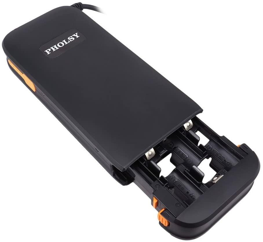 PHOLSY External Hot-Shoe Flash Battery Pack Speedlite Battery Power ...