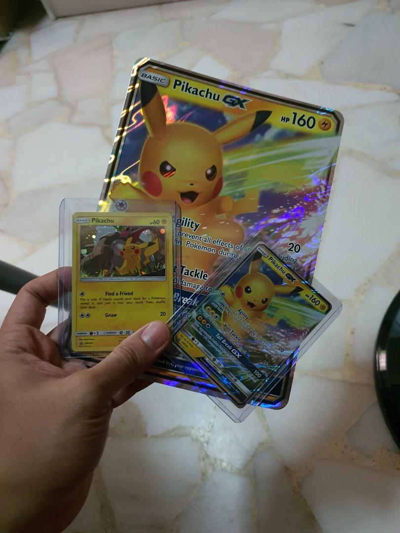 PIKACHU GX COLLECTION PROMO, Hobbies & Toys, Toys & Games on Carousell