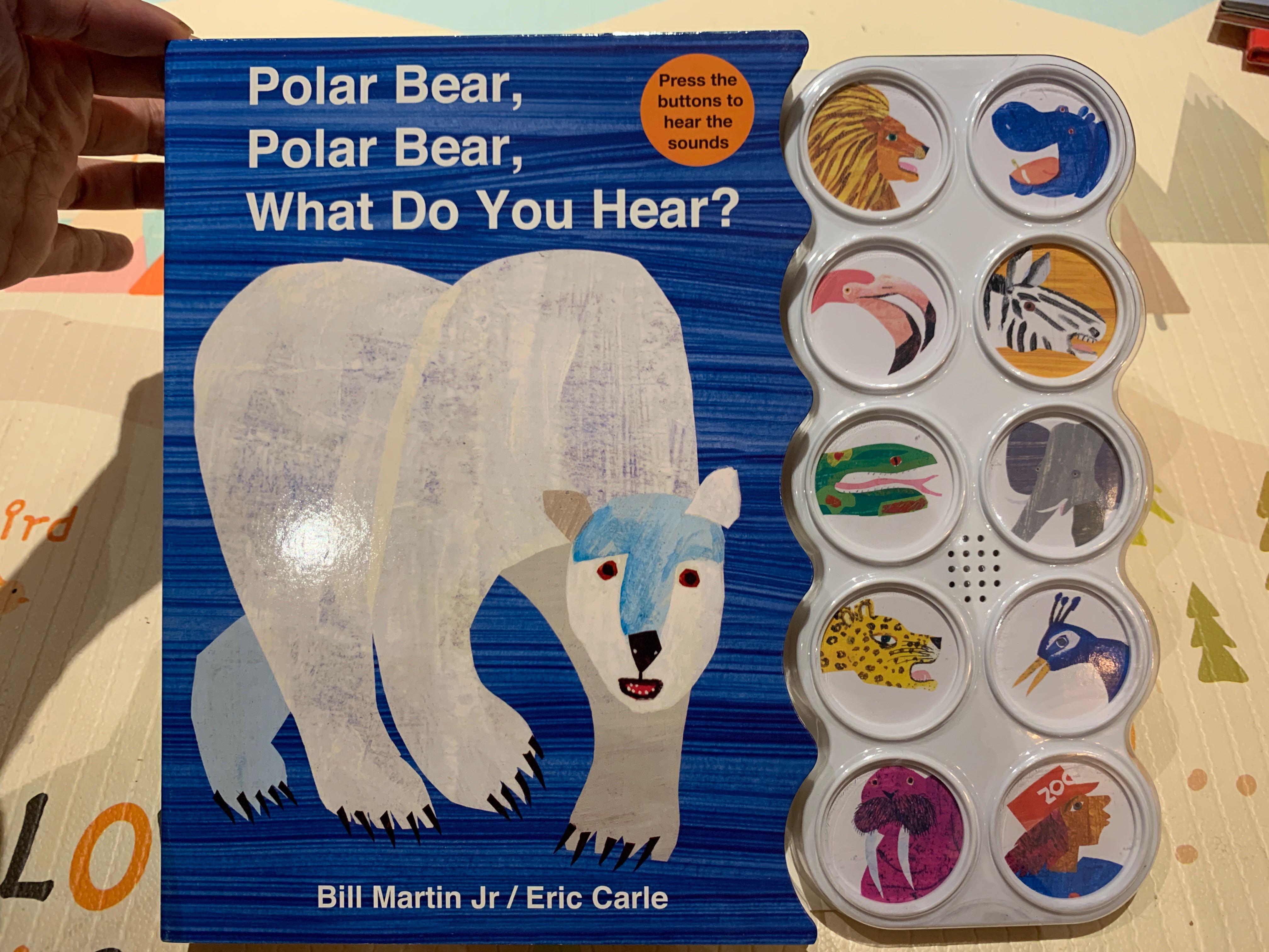 Polar bear what do you hear sound book activity book, Hobbies & Toys ...