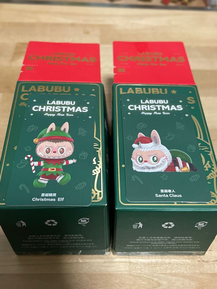 Popmart Labubu Christmas, Toys & Games, Bricks & Figurines on Carousell